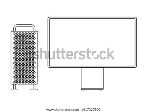 Personal Computer System Unit Monitor Concept Stock Vector Royalty Free 1417327802 Shutterstock