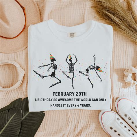 Comfort Colors Leap Year T Shirt Leap Year Birthday Shirt Leap Year Baby Leap Year Birthday