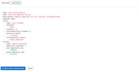 정책 Gitlab 공식 기술 문서 한글판 By 인포그랩 인포그랩 Gitlab 기반 Devsecops 구축컨설팅교육