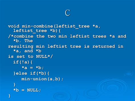 Ppt 左傾樹（ Leftist Tree ） Powerpoint Presentation Free Download Id