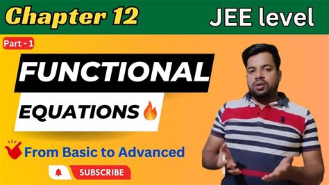 Functional Equation Function Chapter 1 Class 12 Function Viral Youtube
