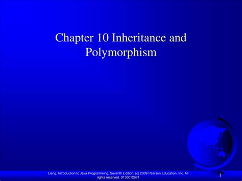 Ppt Inheritance And Polymorphism Overview Powerpoint Presentation