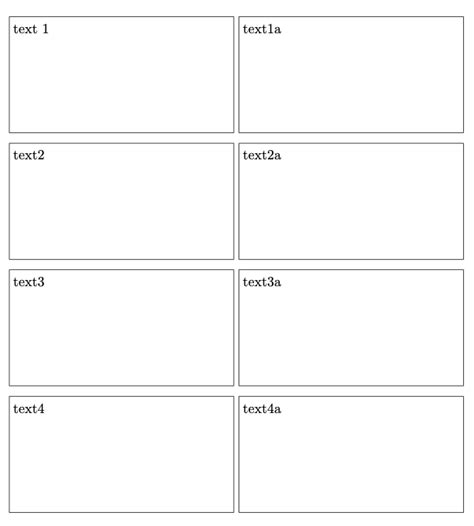 Alignment Minipage Alternately Indenting TeX LaTeX Stack Exchange