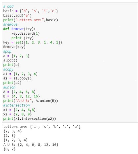 Set In Python Engineering Concepts