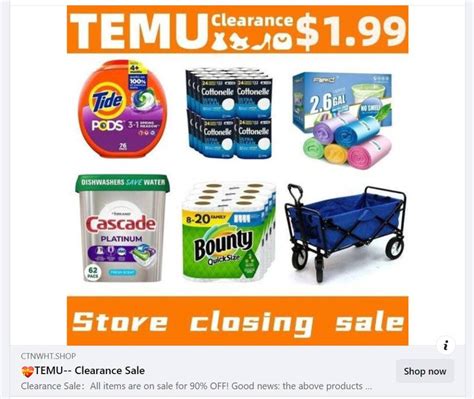 Dont Get Scammed By Fake 90 Off Temu Clearance Sales