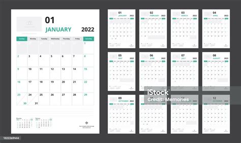 템플릿 기업 디자인 주간을 위한 2022 캘린더 플래너 세트가 일요일에 시작됩니다 0명에 대한 스톡 벡터 아트 및 기타 이미지 0명 10월 11월 Istock