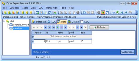 智慧生活科技專業社群 Android Sqlite 更新一筆資料