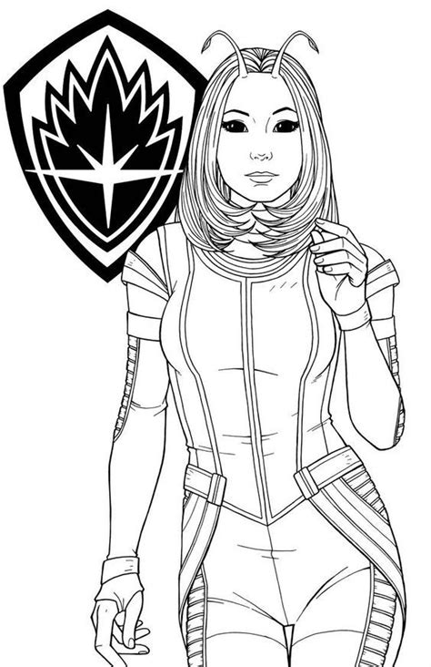 Marvel Girl Coloring Pages