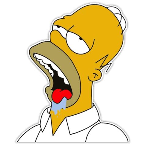 Embroidery Pattern Homer Simpson Drool A G E Store Patterns