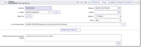 Servicenow Integration Exoprise Knowledge Base