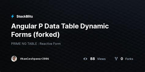 Angular P Data Table Dynamic Forms Forked StackBlitz