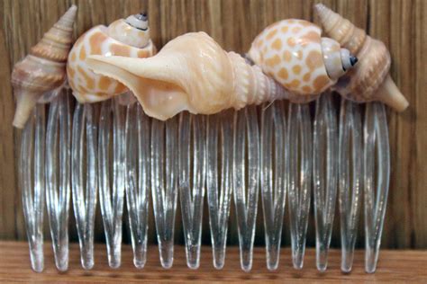Shell Hair Comb Sea Treasure By Patrice