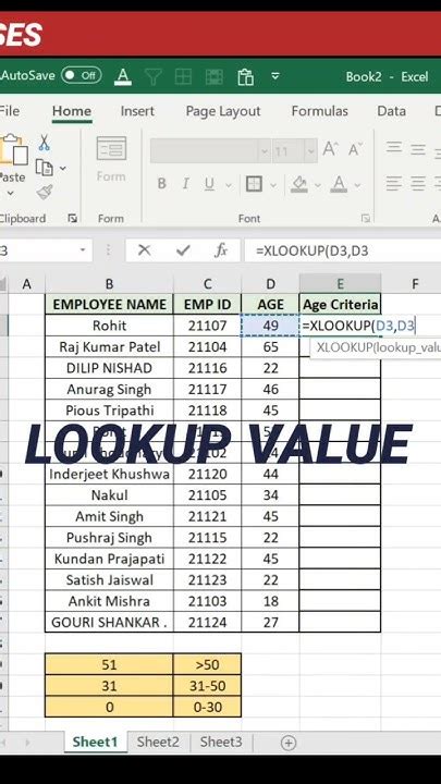 Shorts Xlookup How To Use Xlookup Formula In Excel Xlookup Vs