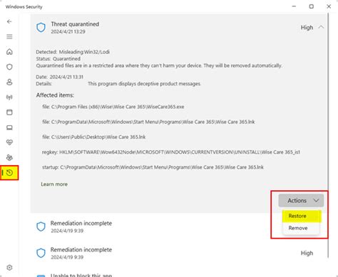 How To Add Files To Windows Defenders Exclusion List Wisecleaner Advices And Suggestions