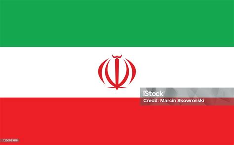 이란 플래그 벡터 그래픽입니다 사각형 이란 국기 그림입니다 이란 국가 플래그는 자유 애국심과 독립의 상징이다 0명에 대한 스톡 벡터 아트 및 기타 이미지 Istock