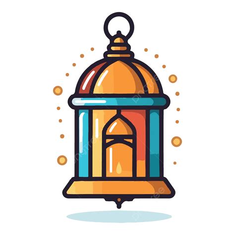Cute Lantern Islamic Icon Vector Cute Icon Lantern Islamic Png And