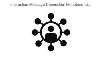 Interaction Message Connection Monotone Icon In Powerpoint Pptx Png And Editable Eps Format PPT