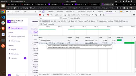 Strapi Cant Create Core Api Documentaion In Swagger Which Will Trigger In Browser Network Tab