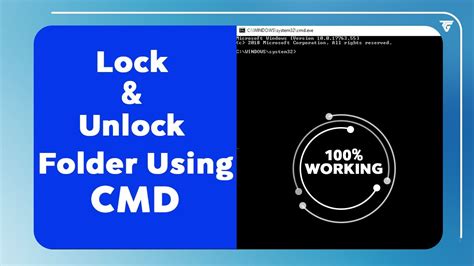 How To Lock And Unlock A Folder Using Command Prompt Cmd In Windows Youtube