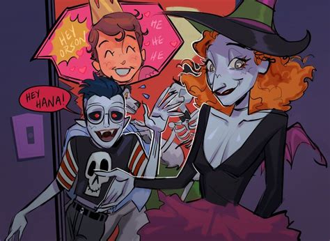 Halloweentown Fanart Scary Godmother Fanart Lock Shock Barrel Fanart