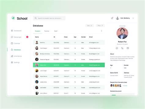 School Admin Dashboard Database Ui Design Dashboard Dashboard Ui Dashboard Design
