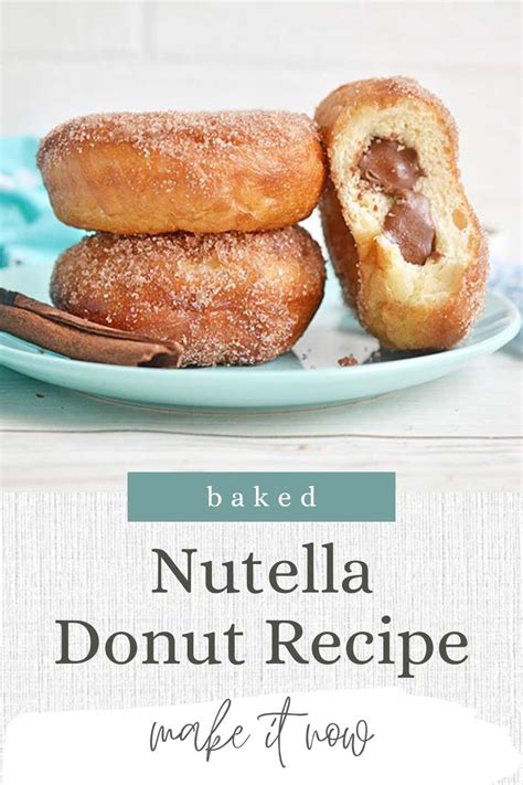 Baked Nutella Filled Donuts Koti Beth