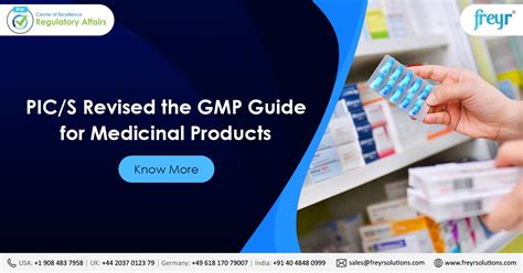 Pics Revised The Gmp Guide For Medicinal Products