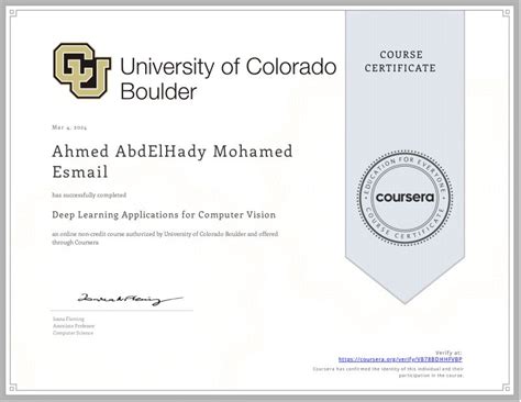 Computervision Deeplearning Coursera Continuouslearning Ahmed Esmail
