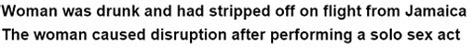 She Caused A Disruption After Her Onboard Sex Act View From The Wing