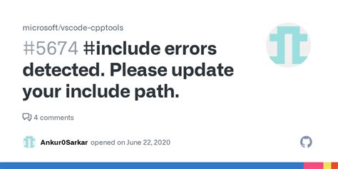 Include Errors Detected Please Update Your Include Path Issue Microsoft Vscode