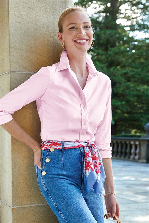 Brooks Brothers Womens Casual Oxford Cloth Shirt Product Sanmar