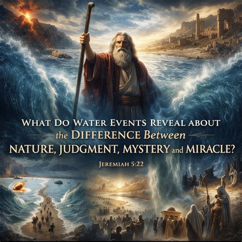 What Do Water Events Reveal About The Difference Between Nature