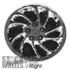 Lincoln Mark Series 1996 1998 16x7 Aluminum Alloy Chrome 5 Double