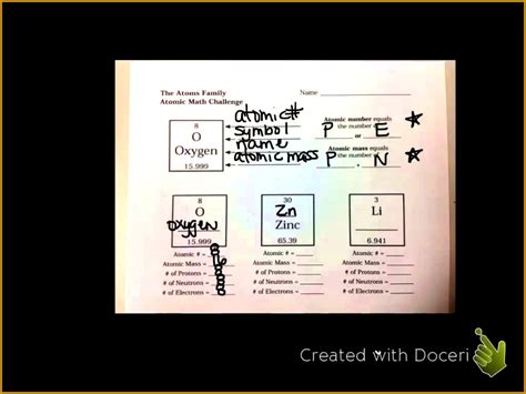 6 Average Atomic Mass Worksheet Answer Key Fabtemplatez