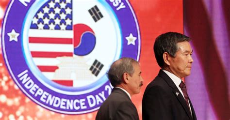 미국독립기념일 리셉션 찾은 정경두 국방부 장관