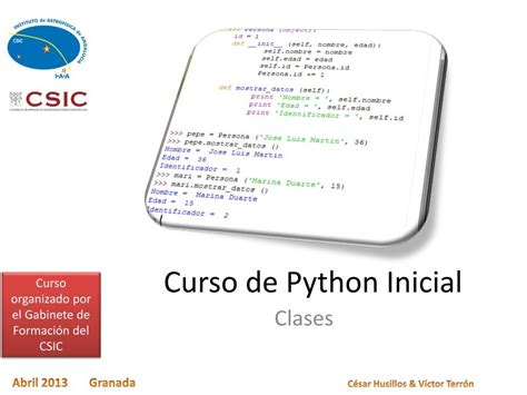 Pdf De Programación Curso De Python Inicial Clases