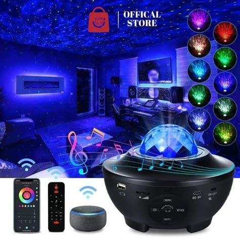 Jual Lampu Proyektor Bluetooth In Lampu Tidur Dengan Speaker Shopee Indonesia