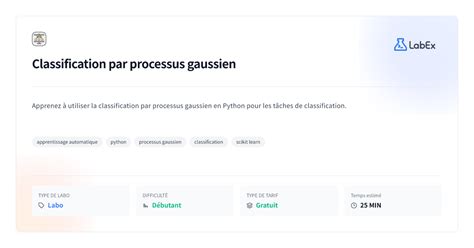 Classification Par Processus Gaussien Labex