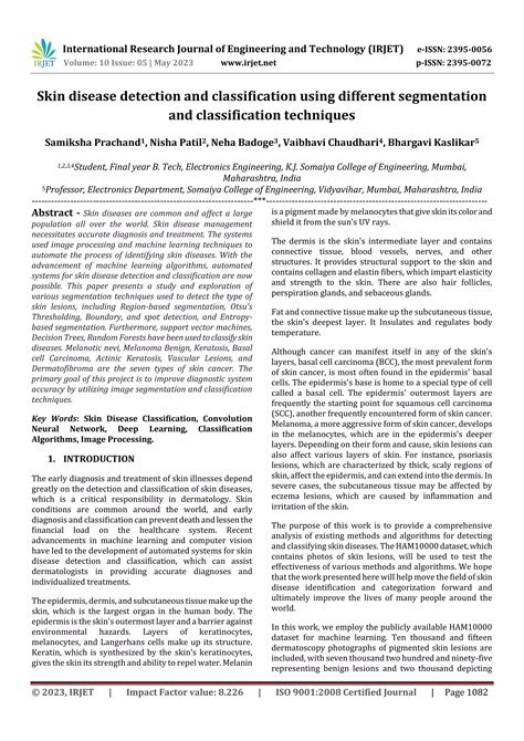 Skin Disease Detection And Classification Using Different Segmentation