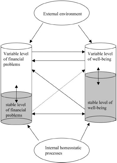 Dynamic Equilibrium Model Of Finances And Well Being Download Scientific Diagram