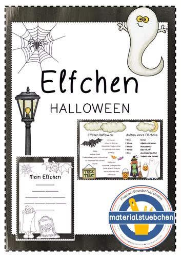 Elfchen Halloween Unterrichtsmaterial Im Fach Deutsch