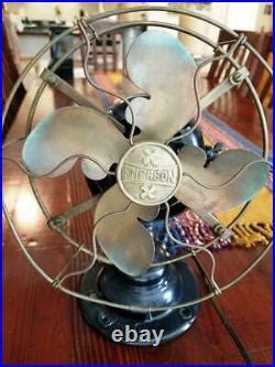 Emerson Type 19644 8 Inch Brass Bladecage Fan The Parker Circa 1915