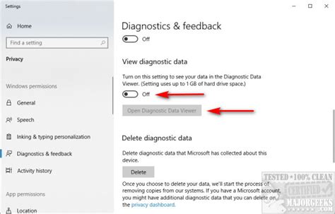 How To Enable And Use Diagnostic Data Viewer In Windows 10 Majorgeeks