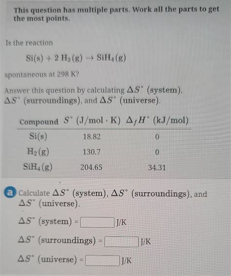 solved using values of a gº calculate a gº for each of the