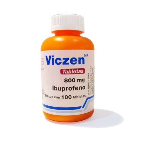 Viczen Ibuprofeno C100 Tabs 800 Mg Mexipharmacy Farmacia Online