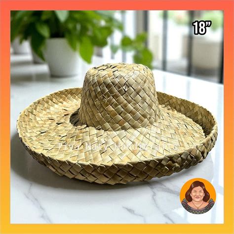 Tiya Naty Native Handwoven Farmers Hat Karagumoy Salakot For Garden