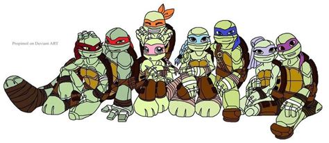 Tmnt Girls 2012 By Propimol On Deviantart Tmnt Girls Tmnt Teenage
