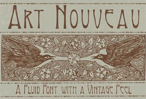 Tipografías Art Nouveau