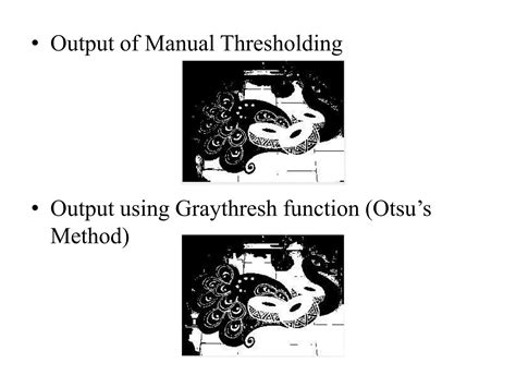 Image Segmentation Using Otsus Method Computer Graphics Ucs505 Project Ppt Pptx