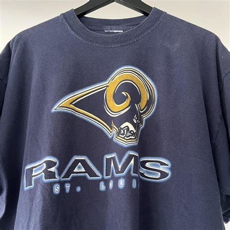 Vintage 2000s St Louis Rams Nfl Shirt Size Large In Depop